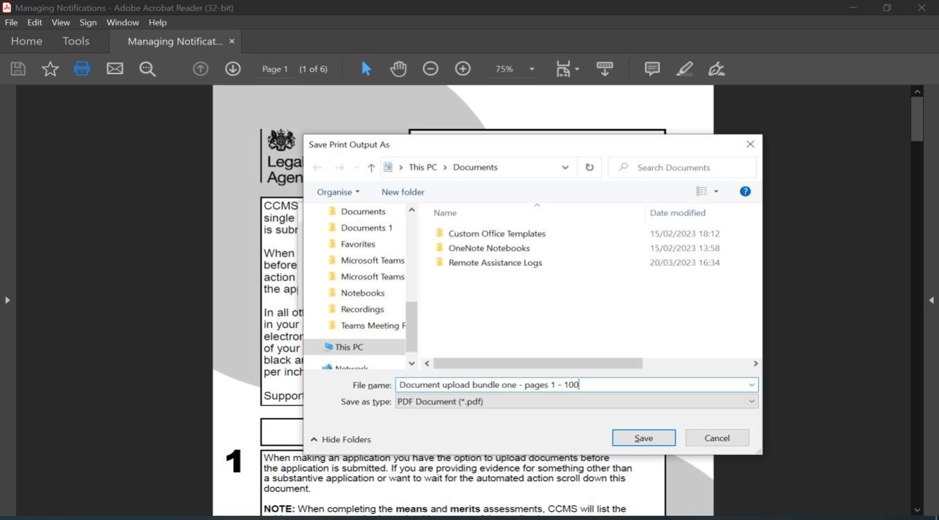 CCMS Provider: How to break down large document bundles – Legal Aid ...
