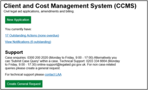 CCMS Provider: Provider Transfer – Legal Aid Learning