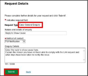 CCMS Provider: Responding to a Show Cause – Legal Aid Learning