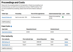 CCMS Provider: Submitting a prior authority – Legal Aid Learning