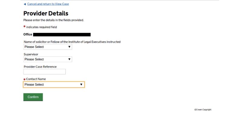 Re-assigning historic and in-flight case work in CCMS – Legal Aid Learning