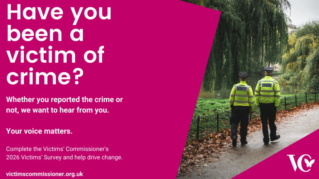 Victims’ Commissioner launches 2026 Victims' Survey - Victims Commissioner